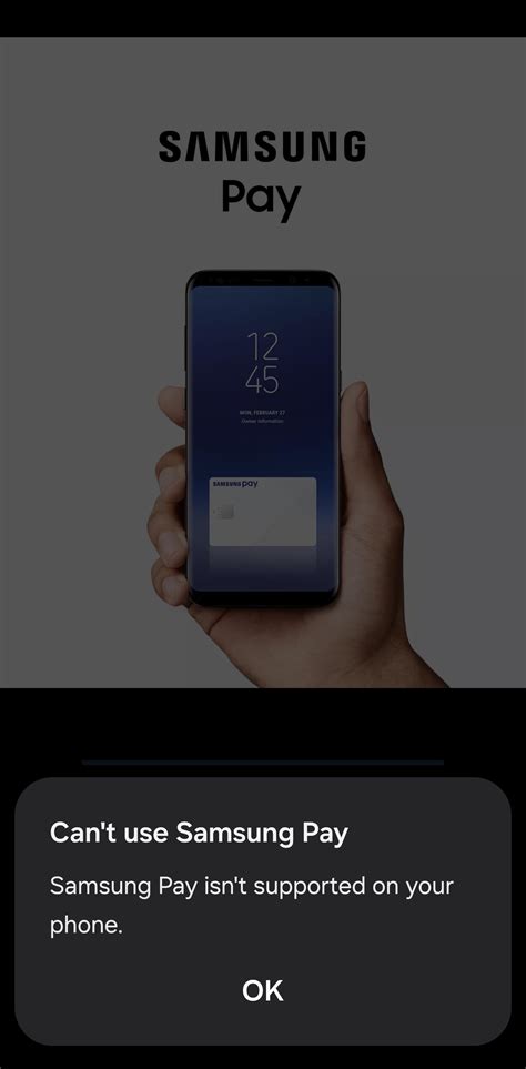 wallet isn t supported r samsung wallet