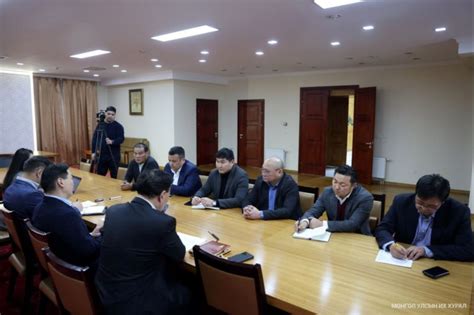 Хүнд үйлдвэрийн салбарын төлөөллийг хүлээн авч уулзлаа Grngcapc Mongolian
