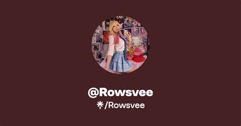 Rowsvee Find Rowsvee Onlyfans Linktree