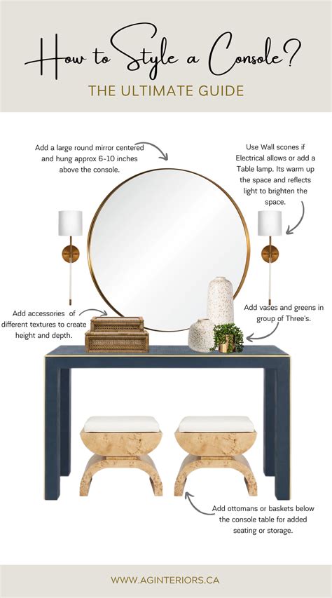 How To Style A Console Table AG Interiors Interior Design Virtual Assistant Canada USA