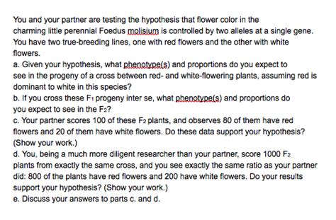 Solved You And Your Partner Are Testing The Hypothesis That Chegg Com