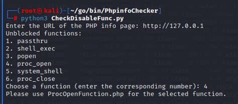 Github D Rkiz Checkdisablefunc Py Compares A List Of Vulnerable Functions With The Disabled