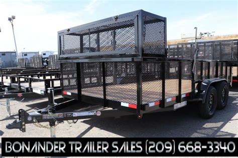 2022 7x14 Iron Panther Lt363 Landscape Trailer In Merced Ca Trailer