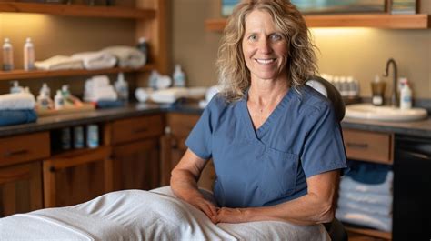 Premium Photo Smiling Massage Therapist Headshot