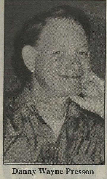 Danny Wayne Presson 1942 2008 Find A Grave Memorial