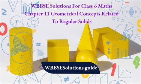 Wbbse Solutions For Class 6 Maths Chapter 11 Geometrical Concepts