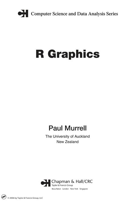 solution chapman hall crc computer science data analysis paul murrell