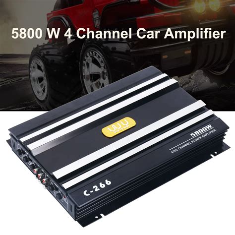 12v 5800w 4 Canais Amplificador Do Carro Estéreo De áudio Super Bass