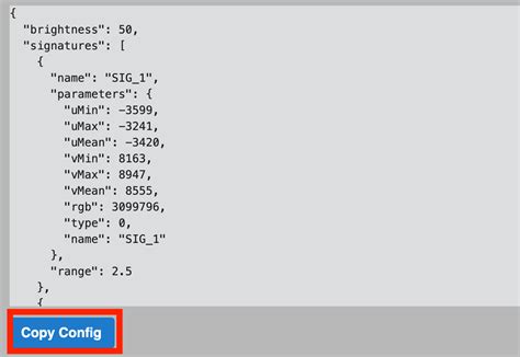 Configuring The Vision Sensor In Web Based Vexcode Iq Vex Library