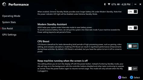 How To Turn Off Cpu Boost On The Rog Ally And Rog Ally X
