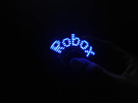 Pov Display Fidget Spinner Using Atmega8 And Arduino Ide 5 Steps