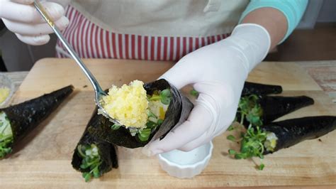 날치알 요리 날치알 데마끼 마끼 김마끼