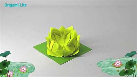 How To Make Paper Lotus Flower YouTube