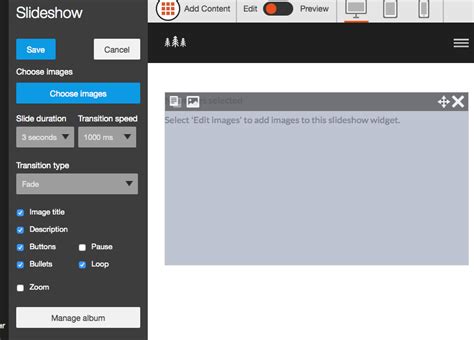 The Slideshow Widget BaseKit Support