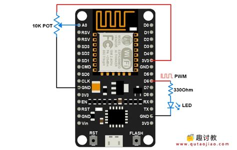 （四）esplorer系列：nodemcu Pwm使用 趣讨教