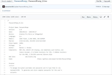Passwordpump Passwords Manager Using Arduino • Tech Projects