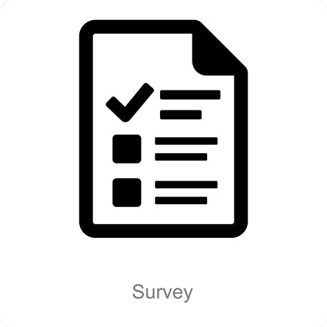 Survey And Questionnaire Icon Concept 25904108 Vector Art At Vecteezy