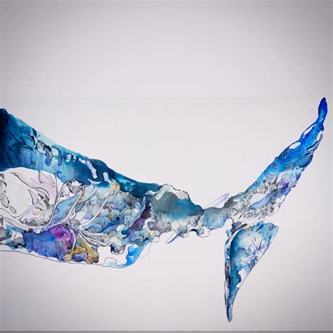 Su Young Kim 점점 커지는 일렁임을 파도를 반짝이는 별과 고래와 파도 고래그림 드로잉 펜화 만년필 만년필드로잉 낙서 잉크드로잉