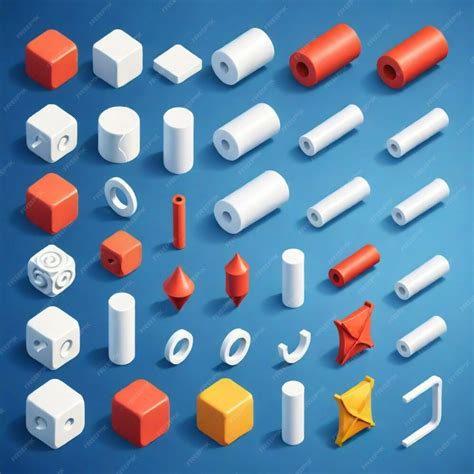 a collection of different types of objects including one that says quot