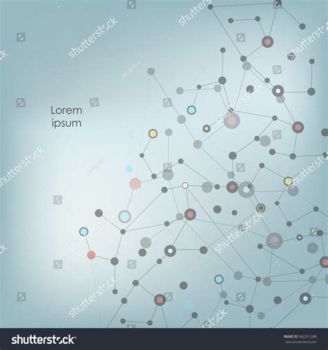 Communication Abstract Vector Network Background Stock Vector Royalty Free 562251289