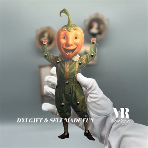 Pepper Percy Movable Paper Doll Diy Craft Kit Digital Download Etsy