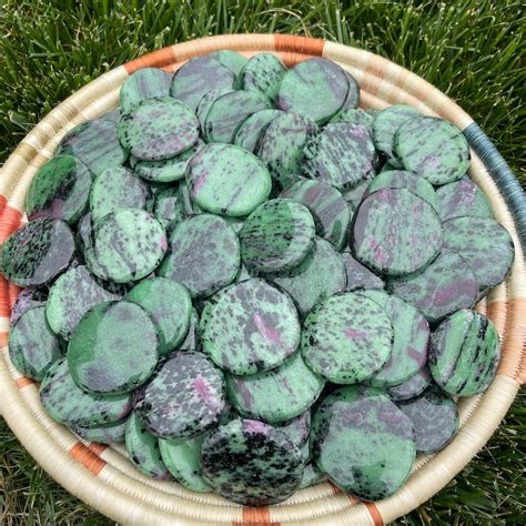 Ruby Zoisite Stone Etsy