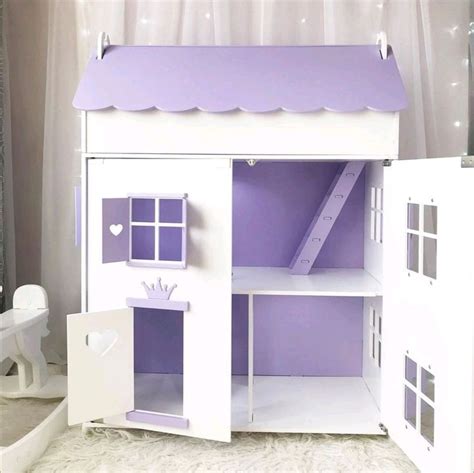 Большой кукольный домик со светом деревянный для высоких кукол Барби в интернет магазине на