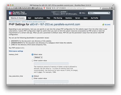 Introduction To Parallels Plesk 12 Web Host Edition • Conetix