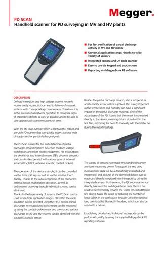 Digital Megger Pd Scan At Best Price In Mumbai Id 2851575739988