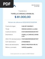 Comprobante Transferencia Bbva Pdf