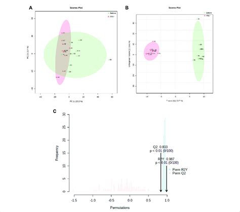 Metabolic Profiling Before And After Treatment A Pca Score Plot Download Scientific