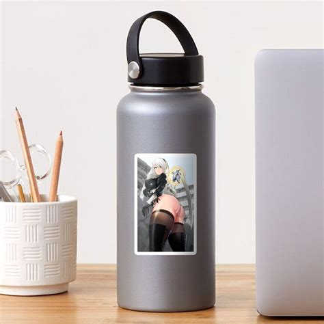 Sexy YoRHa B Lewd Thighs Thicc Ass Butt Nier Automata Anime Hentai Girl Sticker For Sale