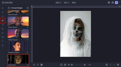 How To Create Hauntingly Beautiful Portraits With Portrait Relight Learn Befunky