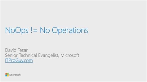 noops no operations
