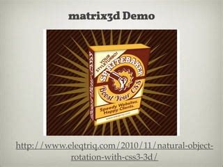 CSS SVG Matrix Transforms PPT