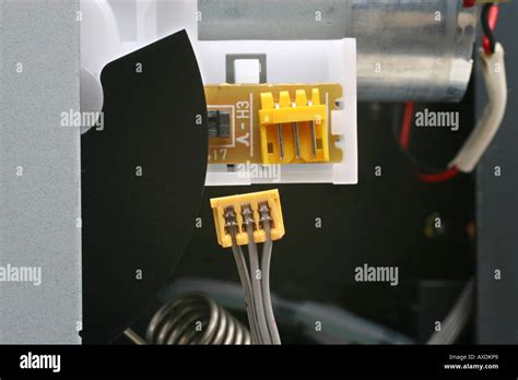 Tiny Plug As Part Of Connection For Electronic Circuit Board In Stock Photo Royalty Free Image