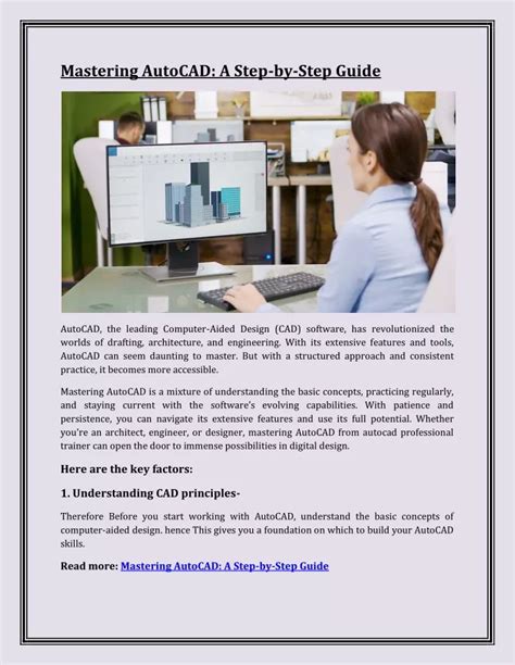 ppt mastering autocad a step by step guide powerpoint presentation