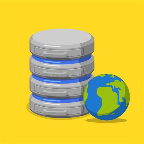 Isometric Data Stock Vector Illustration Of Concept 66219555