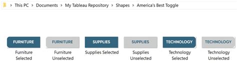 How To Make Americas Best Toggle In Tableau Playfair