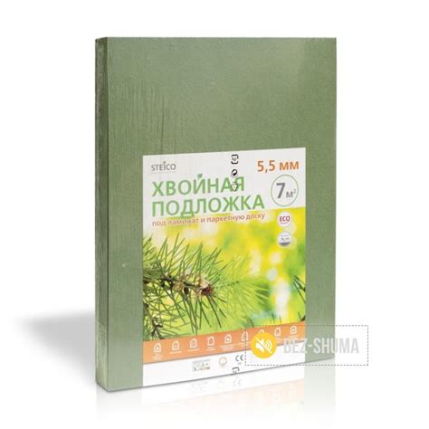 Подложка под ламинат STIECO underfloor из натуральной хвойной древесины ...
