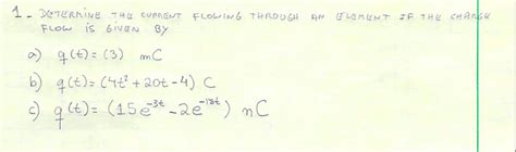Solved Determine The Current Flowing Through An Element If Chegg