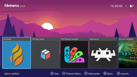 Homebrew Menu Switch Gamebrew