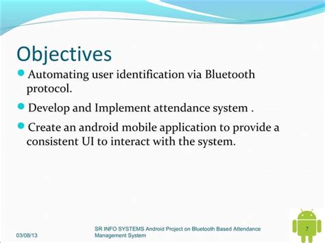 Srand022 Bluetooth Based Attendance Management System Ppt