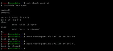 5 Practical Examples To Check If A Port Is Open Tecadmin