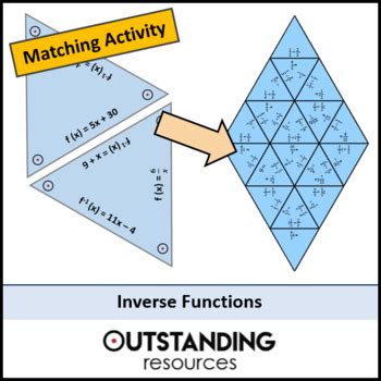 Inverse Functions Matching Activity By Outstanding Resources TPT