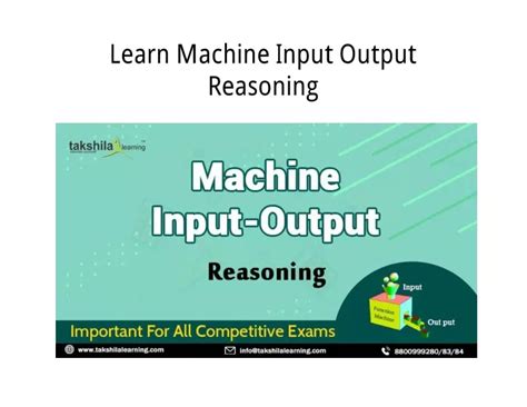 ppt learn machine input output reasoning powerpoint presentation