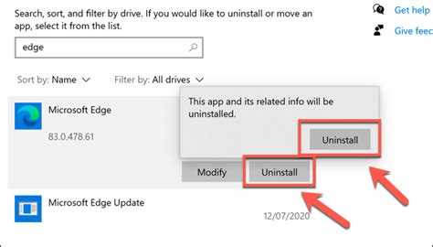 Uninstallremove Microsoft Edge On Windows Pc Microsoft Edge How To Uninstall Microsoft Edge