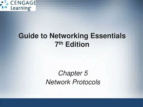 PPT Guide To Networking Essentials Th Edition PowerPoint Presentation ID