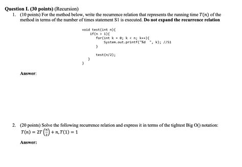 Solved Question II Points Trees Points Chegg