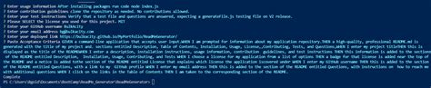 Readme Generator Module 9 Readmegenerator